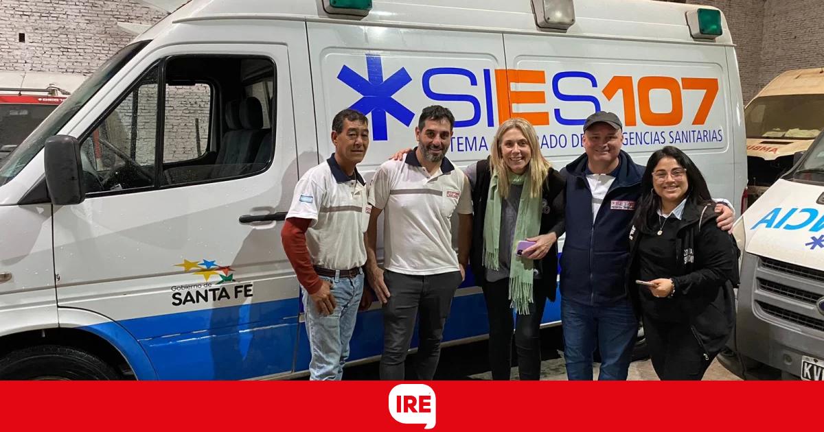 Serodino recibió una ambulancia y refuerza el trabajo en red con Andino ...